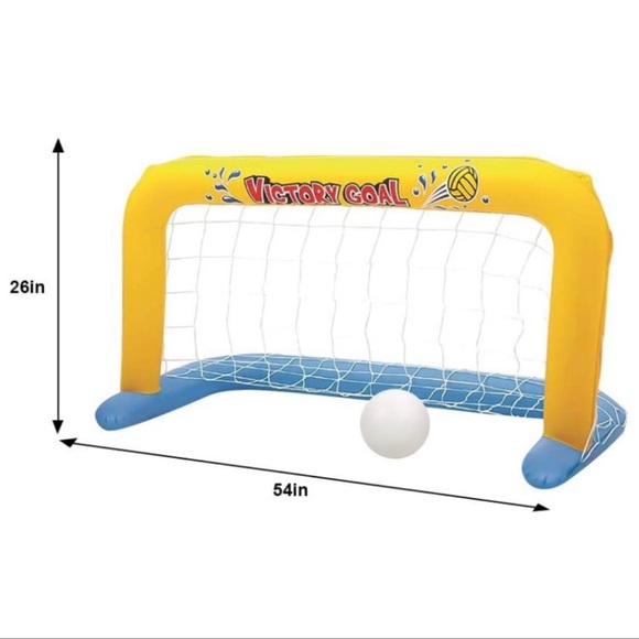 Toys | Floating Pool Water Handball Goal Net Inflatable Blow Up Ball ...